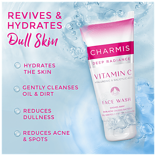 Buy Charmis Radiance Combo - Vitamin C Facewash & Face Serum, For ...