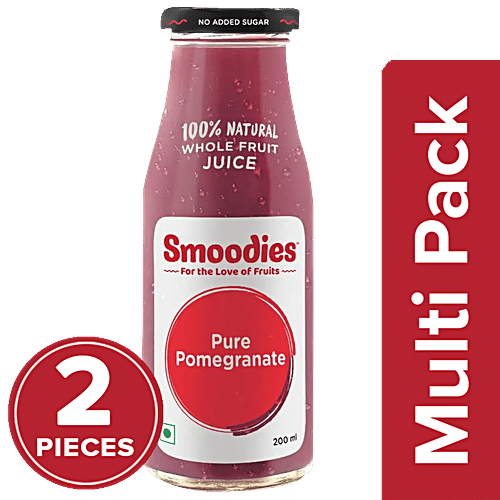 Buy Smoodies Pure Pomegranate Juice - 100% Natural & Healthy, Sugar ...