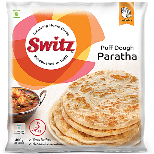 Buy Switz Spring Roll Sheets - 6X6 inch - 40 pcs + Paratha Puff 5 pcs ...