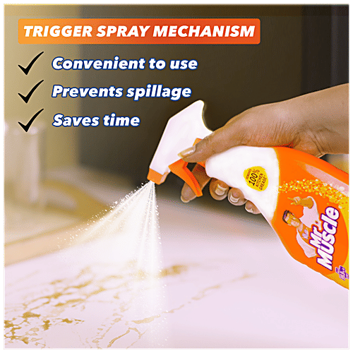 Buy Mr Muscle Kitchen Cleaner-Removes Tough Stains & Grease, Lemon ...