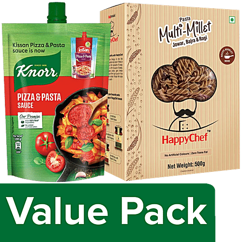 Buy bb Combo HappyChef Multi-Millet Pasta 500g & Knorr Pizza-Pasta ...