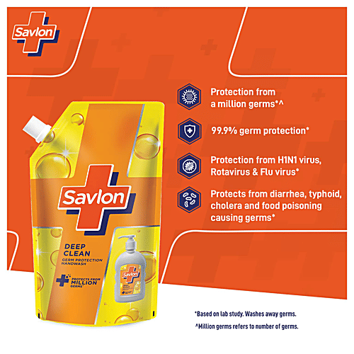 Buy Savlon Savlon Deep Clean Handwash 725ml + Savlon Moisture Shield ...