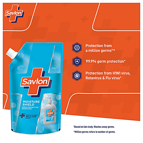 Buy Savlon Savlon Moisture Shield Handwash 725ml + Savlon Antiseptic ...