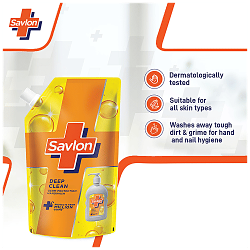 Buy Savlon Savlon Deep Clean Handwash 725ml + Savlon Surface ...