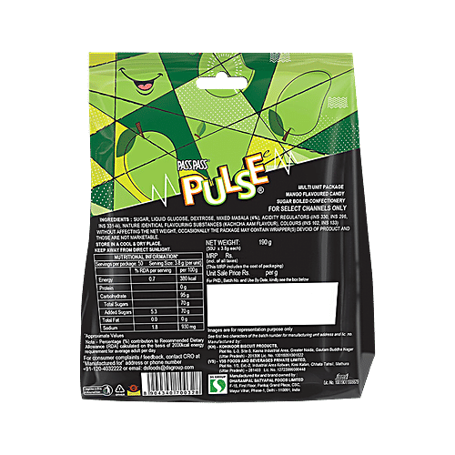 Buy Pulse Kachcha Aam Candy - With Tangy Twist, Hard-Boiled Online at ...