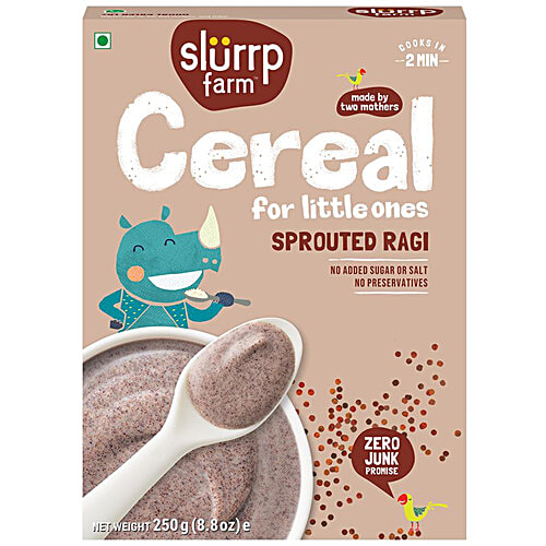 Buy Slurrp Farm Organic Sprouted Ragi Powder/Ragi Pindi Online at Best ...