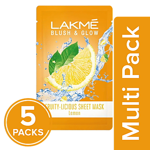 Buy Lakme Blush & Glow Lemon Sheet Mask Online at Best Price of Rs 500 ...