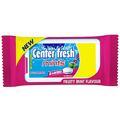 Buy Center Fresh Mint - Sugarfree, Fruity Flavour Online at Best Price ...