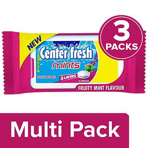 Buy Center Fresh Mint - Sugarfree, Fruity Flavour Online at Best Price ...