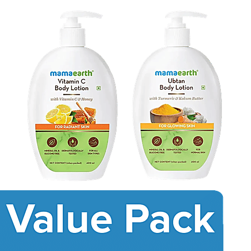 Buy Mamaearth Vitamin C & Ubtan Body Lotion Combo Pack Online at Best Price of Rs 898 - bigbasket
