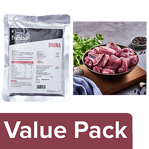 Buy fresho! Bhuna Gravy Mix, 200 g + Mutton - Curry Cut, 10-15 pcs ...