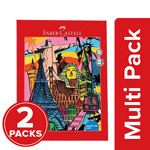 Buy Faber castell Student Notebook Long 172 Pages Unruled With Chlorine ...