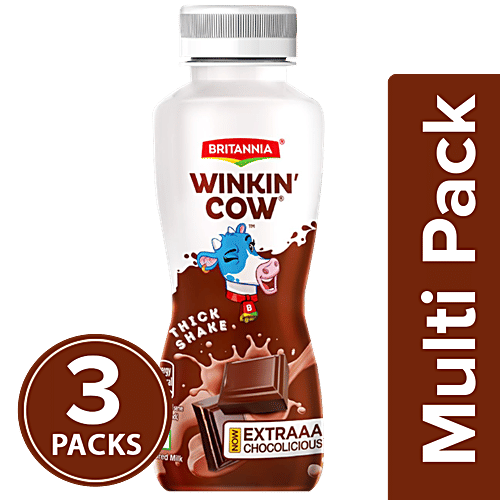 Buy Britannia Winkin Cow Chocolicious Thick Milkshake Online at Best ...