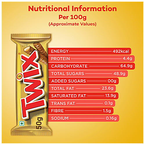 Buy Twix Caramel Cookie Chocolate Bar Online at Best Price of Rs 162 ...