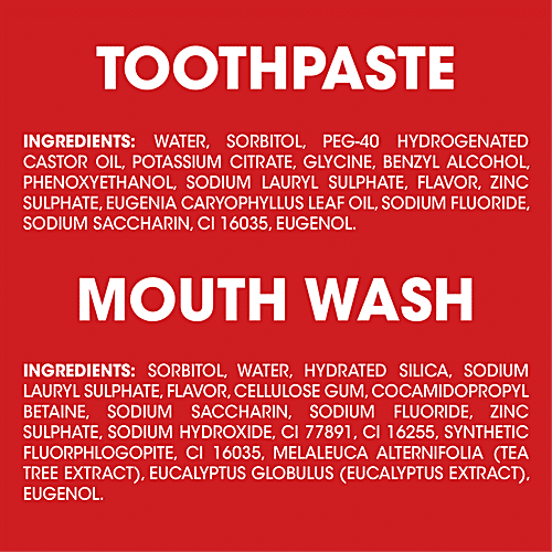 Buy Closeup India's No. 1 Gel Toothpaste + Red Hot Mouthwash Online at ...