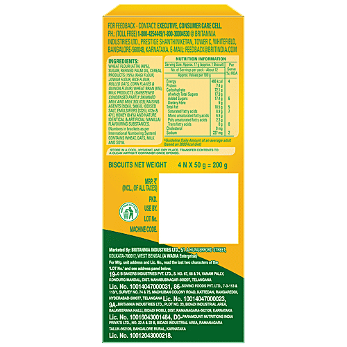 Buy Britannia Nutri Choice 5 Grain Digestive Multigrain Biscuits - High ...