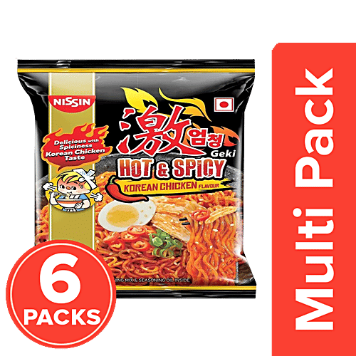 Buy Nissin Geki - Hot & Spicy Korean Chicken Flavoured Ramen Instant ...