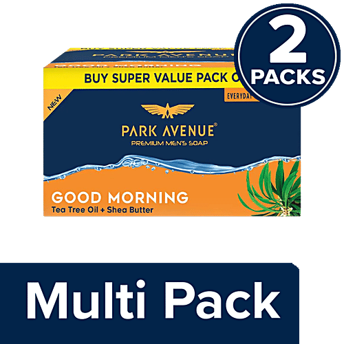 Buy Park Avenue Premium Men's Soap - Good Morning, With Tea Tree Oil ...