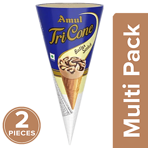 Buy Amul Ice Cream - Tricone, Butterscotch Online at Best Price of Rs ...
