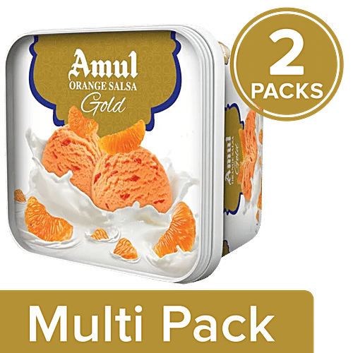 Buy Amul Ice Cream - Gold, Orange Salsa Online at Best Price of Rs 450 ...