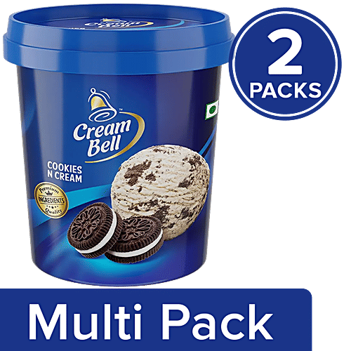 Buy Cream Bell Ice Cream - Cookies N Cream, Rich & Creamy Online at ...