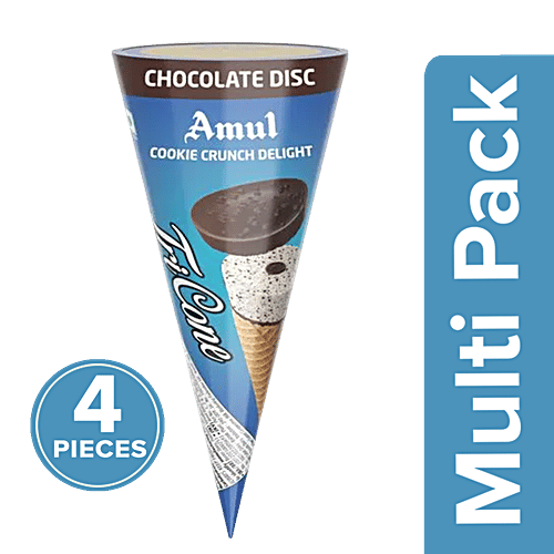 Buy Amul Ice Cream - Tricone, Cookie Crunch Delight Online at Best ...