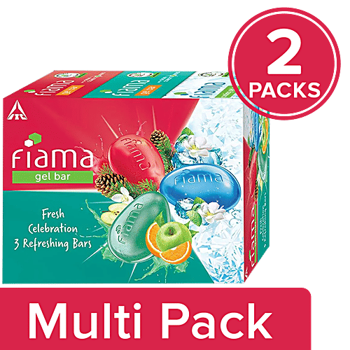 Buy Fiama Fresh Celebration Unique Gel Bar - With Skin Conditioner ...
