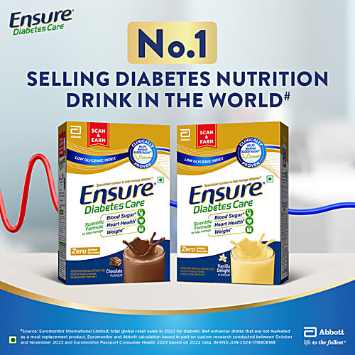 Ensure Diabetes Care Specialized Nutrition Drink, Chocolate, 2 x 375 g ...