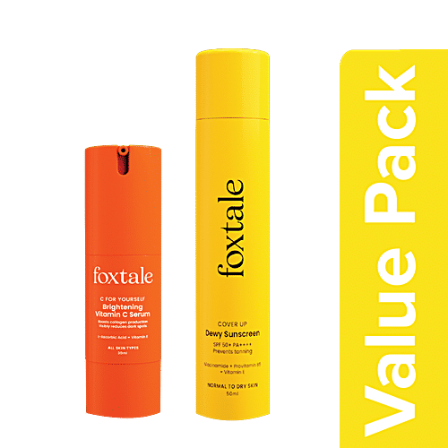 Buy foxtale Cover Up Dewy Sunscreen - SPF 50+ & C For Yourself ...