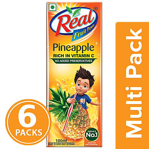 Buy Real Fruit Power Juice - Pineapple Online at Best Price of Rs 117.6 ...