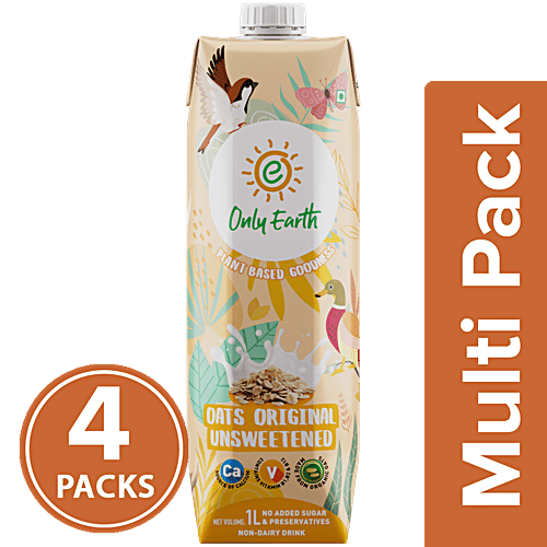 Buy Only Earth Plant Based Oats Original Beverage - Unsweetened, Non ...