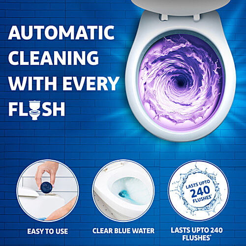 Buy Harpic Flushmatic In-Cistern Toilet Cleaner Block - Lavender Online ...