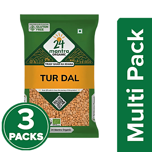Buy 24 Mantra Organic Tur/Arhar Dal Online at Best Price of Rs 495 ...