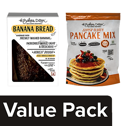 Buy The Baker's Dozen Banana Bread - 100% Wholewheat 150 g + Super ...