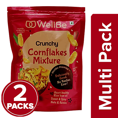 Buy WellBe Crunchy Cornflakes Mixture Online at Best Price of Rs 140 ...