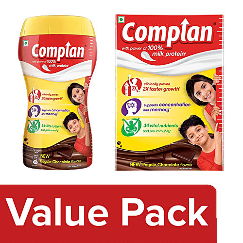 Buy Complan Nutrition Drink - Chocolate Flavour 1 Kg + Chocolate ...