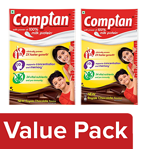Buy Complan Nutrition Drink - Chocolate Flavour 1 Kg +Chocolate Flavour ...