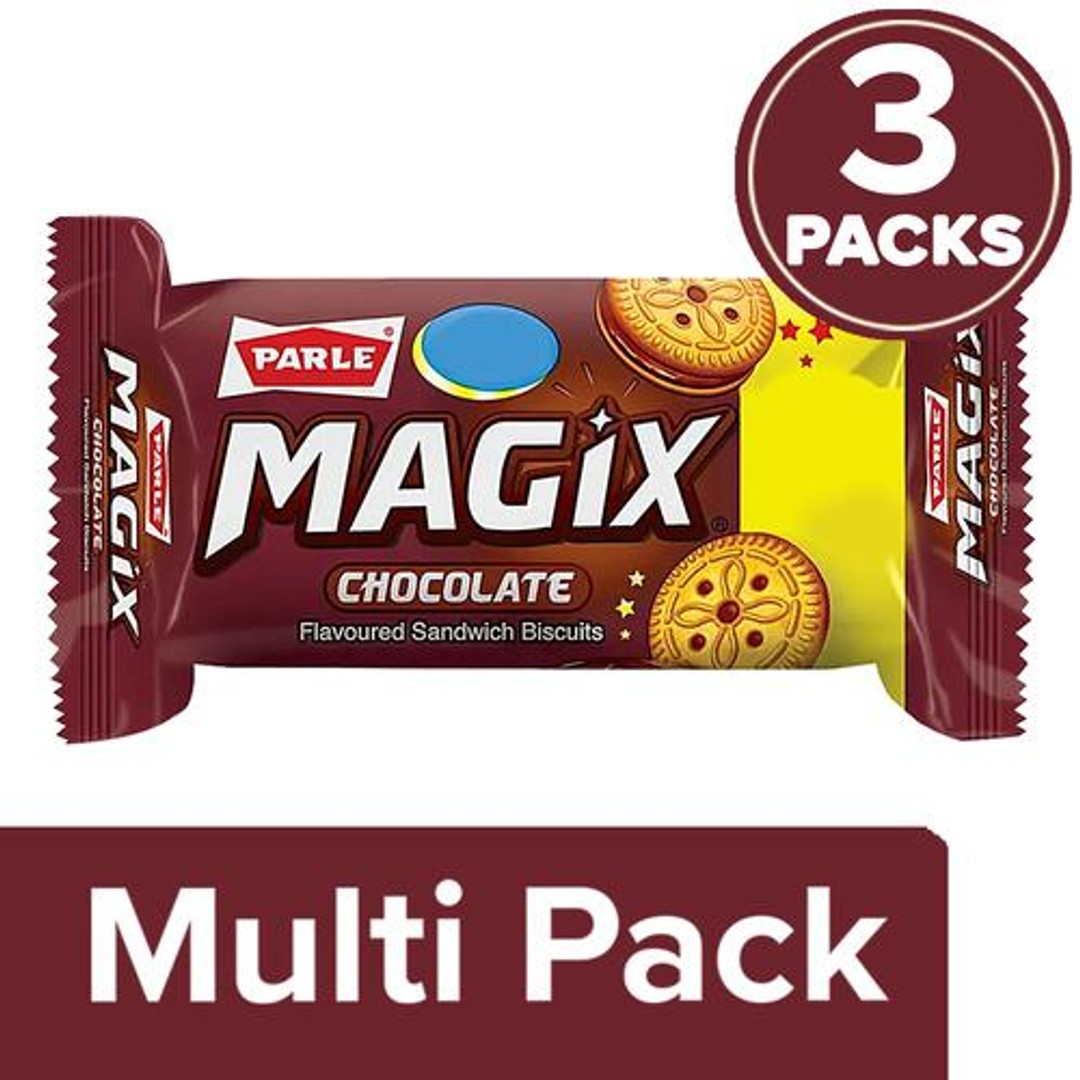 Buy Parle Magix Sandwich Biscuits - Chocolate Online at Best Price of ...