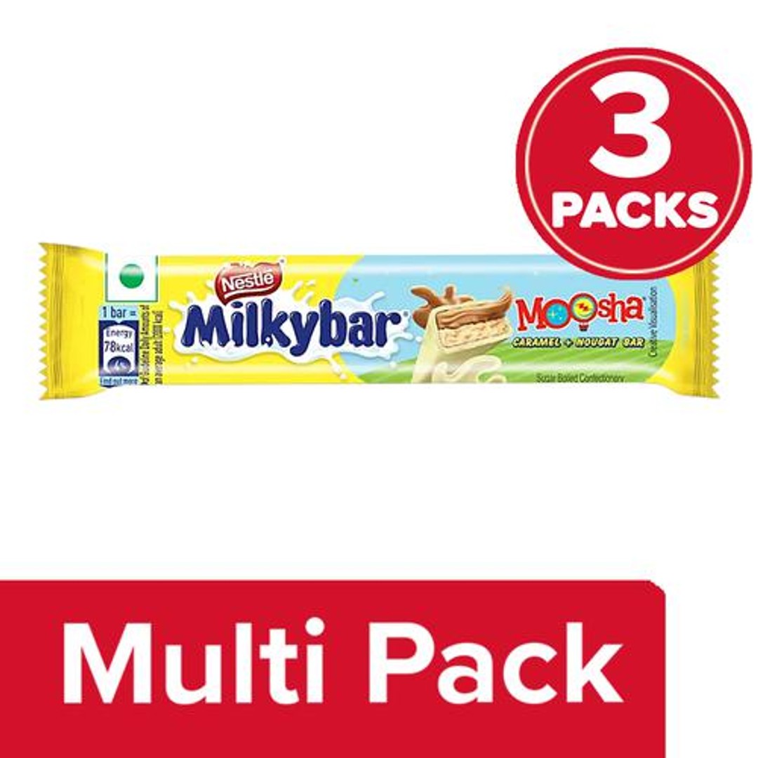 Buy Nestle Milkybar Moosha - Caramel & Nougat Bar Online at Best Price ...