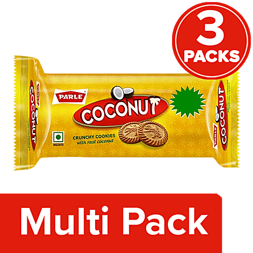Buy Parle Coconut Crunchy Cookies With Real Coconut Online at Best ...