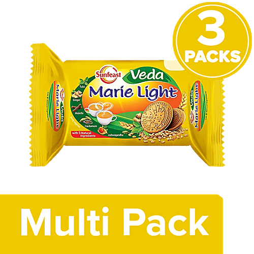 Buy Sunfeast Veda Marie Light Biscuits - With 5 Natural Ingredients ...