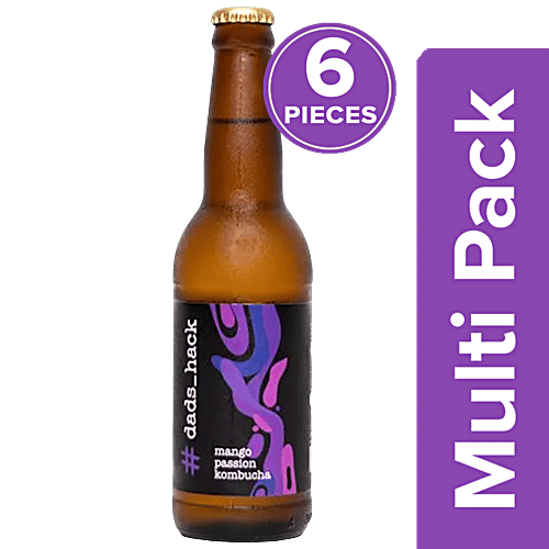 Buy Dad's Hack Mango Passion Kombucha Online at Best Price of Rs 1074.6 - bigbasket