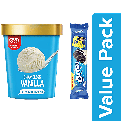 Buy bb Combo Kwality Walls Shameless Vanilla + Cadbury Oreo Vanilla ...