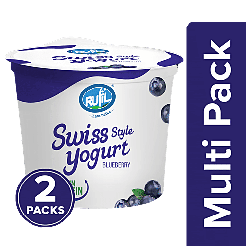 Buy Rufil Swiss Style Yogurt - Blueberry Online at Best Price of Rs 67. ...