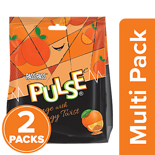 Buy Pulse Orange Candy - With Tangy Twist, Hard-Boiled Online at Best ...