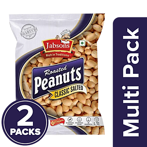 Buy JABSONS Classic Salted Roasted Peanuts Online at Best Price of Rs ...