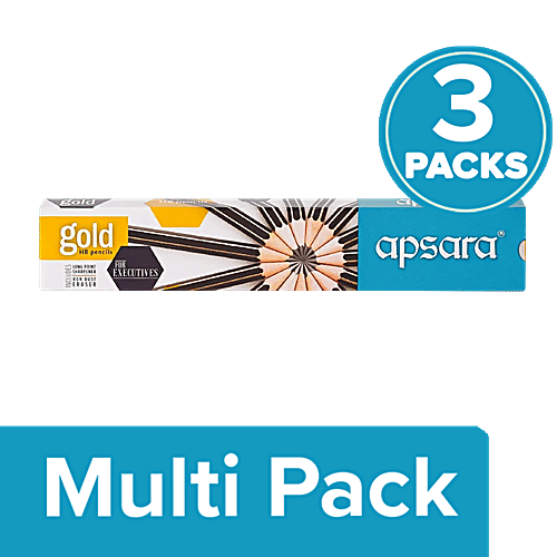 Buy Apsara Gold HB Pencils Online at Best Price of Rs 139 - bigbasket