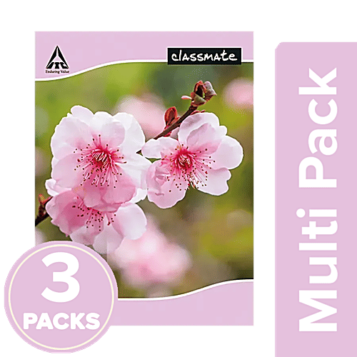Buy Classmate King Size Notebook - Ruled, Four Lines, 240 mm x 180 mm ...