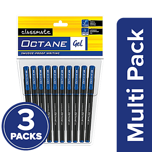 Buy Classmate Octane Gel Pen - Blue Online at Best Price of Rs 286.1 ...