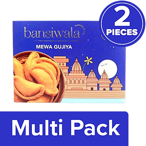 Buy Bansiwala Mewa Gujiya - Traditional Indian Sweet Online at Best ...
